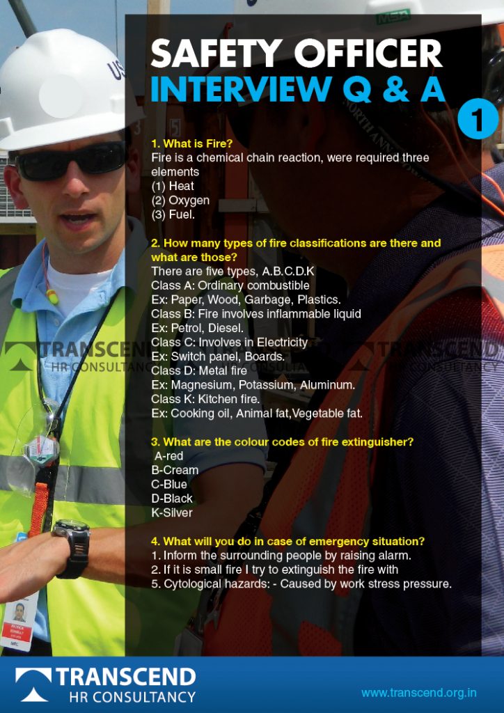 Safety Officer Interview Questions & Answers |O&G Refinery