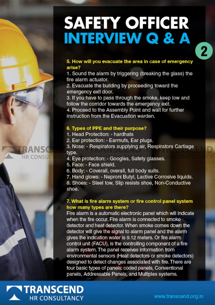 Safety Officer Interview Questions Answers O G Refinery Safety Officer Interview Questions Answers O G Refinery