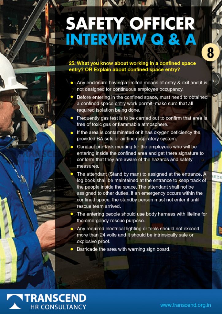 Safety Officer Interview Questions & Answers |O&G Refinery