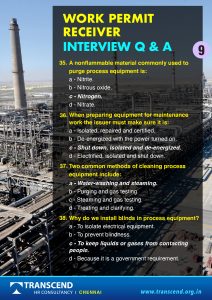 Work Permit Receiver Interview Question and Answers - Transcend Group